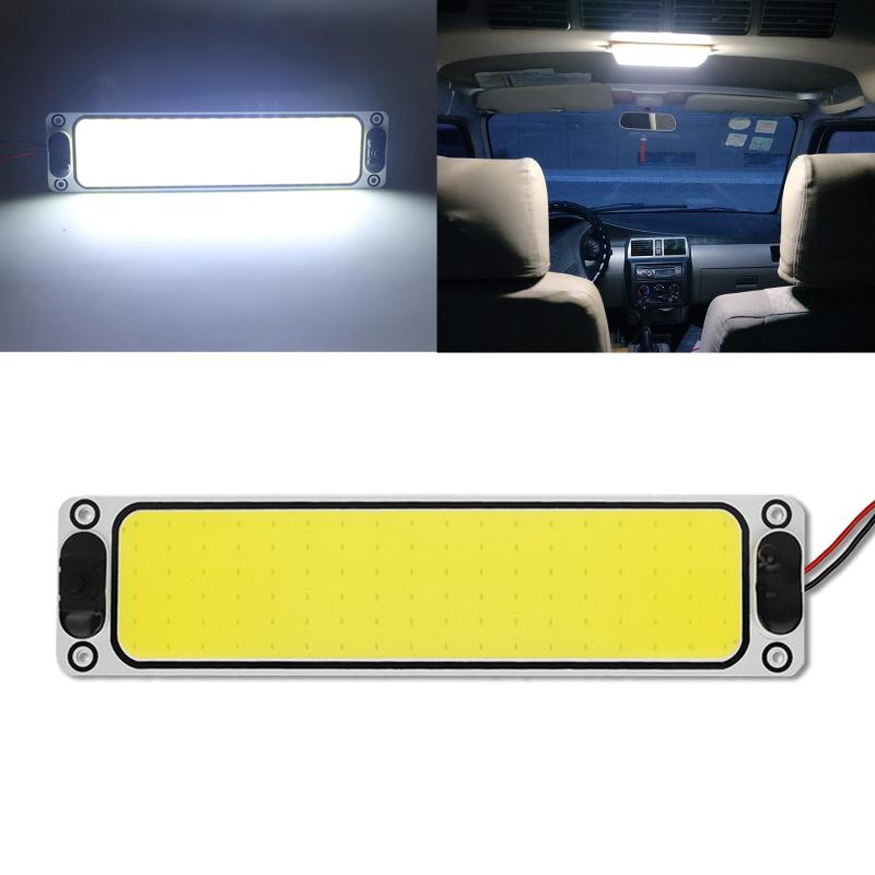 GZRUICA DC12V-36V キャンパー室内灯 LEDルームランプ 貨物灯 車内照明 汎用 小型車 トラック マーカーランプ キャンピングカー テントライト 作業車用 COB素子 ON/OFFスイッチ付き 両面テープ付き