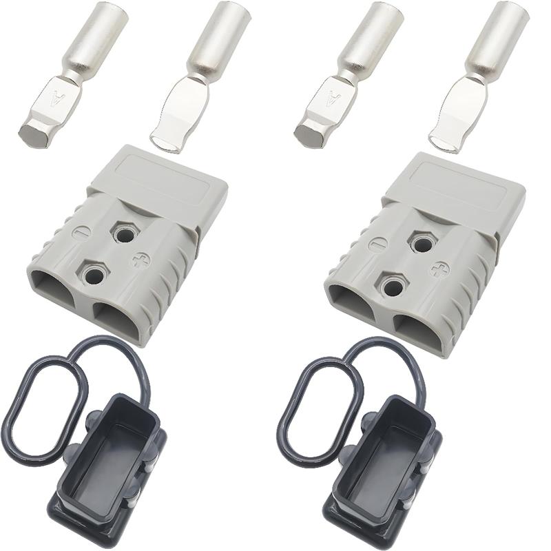 CESFONJER 120Aバッテリーコネクタクイックコネクトモジュラー電源コネクタ車、モーターホーム、キャラバン、キャンピングカー、ボート用クイックディスコネクト（2 AWGワイヤに適合）
