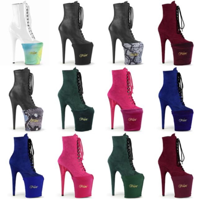 PLEASER Pole Shoe Protectors. Made to Fit Pleaser Platform Shoes Up to 8 Inch Heel. Protects Shoes from Scuffs and Scrap...