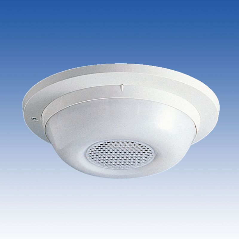 シャープな検知性能!　超音波集音式のガラス破壊センサー GS-1000は窓などの板ガラスが破壊された時に発生する特有の超音波を高感度に検知し、リレー信号を出力する超音波集音式のセンサーです。 [特徴] ■　ガラス破壊音を確実にキャッチ ・ガ...