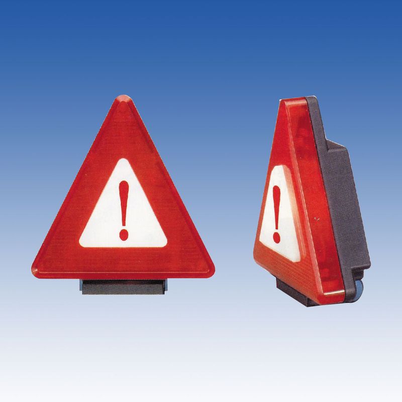 [主な特長] ●マグネット式で車両に取り付け、万一の事故やトラブル時に周囲に注意を促します。 ●点滅・点灯切り替え可能です。 ●スタンドは伸縮可能です。 ●300m先から視認できます。 ●防雨用カバー付属 [ご使用上の注意] 本商品に付属し...