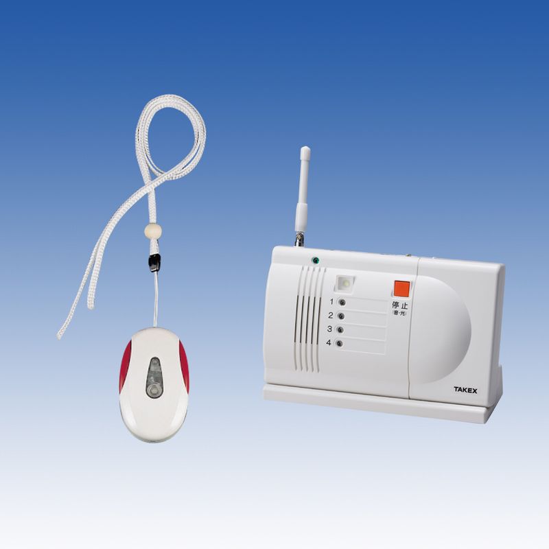 特徴 ■送信機 ・TXF-110 緊急時でもご老人が押しやすい握り押しタイプのペンダント型送信機です。日常生活防水構造です。 ■受信機 ・HC-350 (卓上型受信機) 卓上型で付属のACアダプターをコンセントに差し込むだけですぐに使用でき...