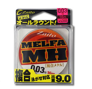 仕様表直線強度（約）(kg)0.90オールラウンド複合メタルライン！　0．03号追加！超強力新素材にタングステンをクロスコンポジット。表面にはハードコーティングを施し、使用においての全ての性能、使用感が向上しました。さまざまな状況や釣法に対...