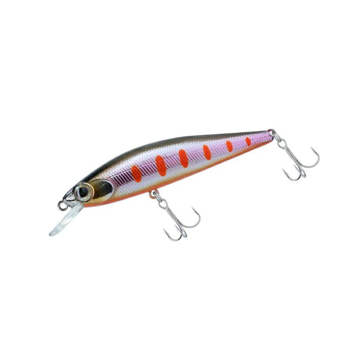 仕様表ネイティブトラウトミノーのド定番！様々なシュチュエーションで使用可能なバーサタイルミノー！速い流れの中では、リトリーブ時にウォブルアクションを発生し、トゥイッチした際にはしっかりとヒラ打ちをしてくれる。巻き+トゥイッチで積極的にダート...