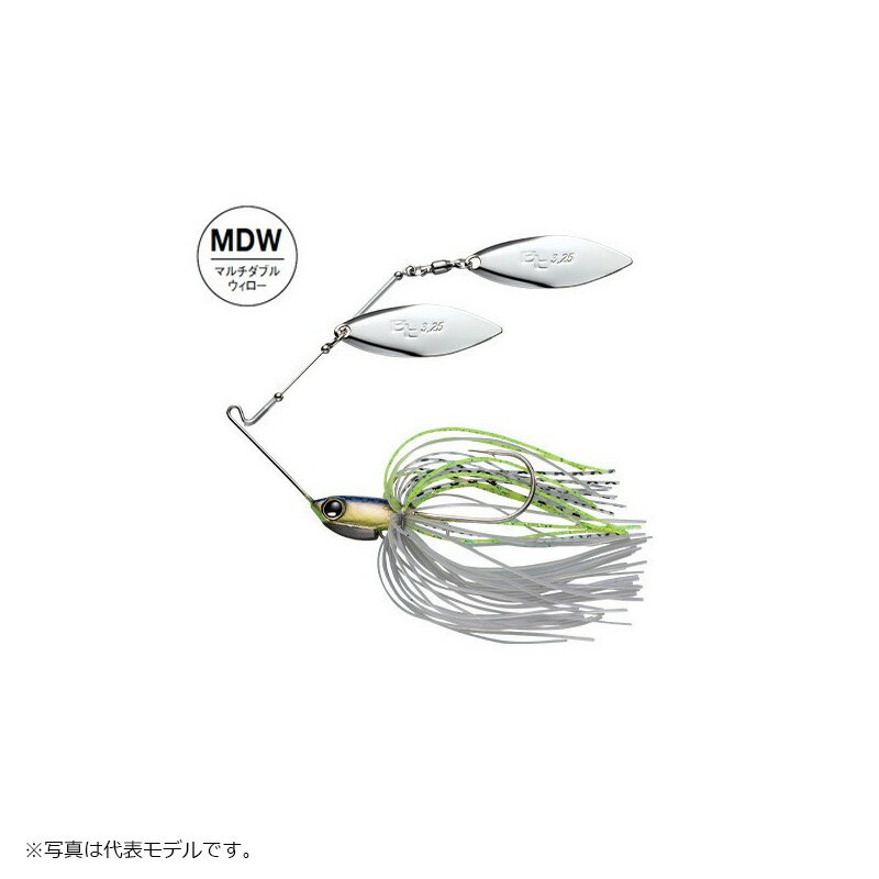 仕様表タフさとバイブレーションを両立するBt スピナーベイト「スウェジー」にマルチダブルウィローモデルが追加！手元に振動が伝わる最小限のブレードセッティングで レンジコントロールが容易です。SHIMANO Bantam Swagyシマノ バ...