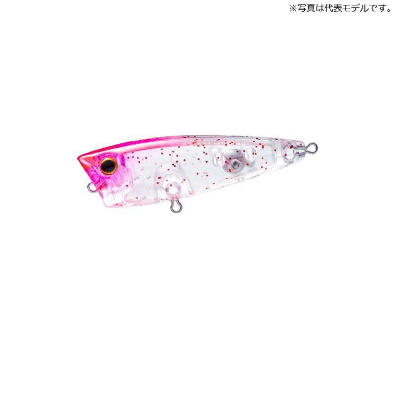 仕様表サイズに見合わないほどの集魚力■カップの内側にもう一つのカップ（インサイドディンプル）を設ける事で、サイズに見合わないほどの集魚効果を発揮。絶妙なポップ音とスプラッシュで、捕食スイッチON。ターゲットを水面まで引きずり出し、よりエキサ...