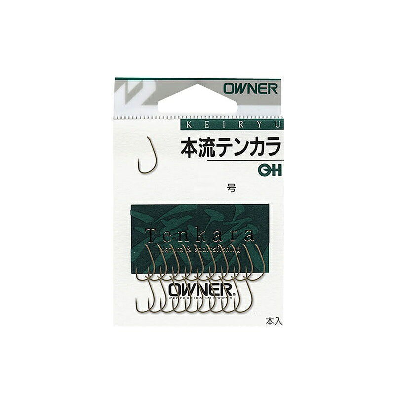 仕様表広いフトコロで大物にも対応。OWNERオーナー　OH本流テンカラ●品番：10656(90656)●形態：バラ●号数：6詳細はこちら