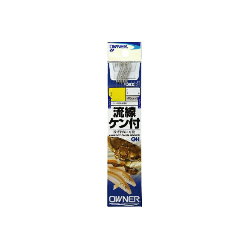 仕様表太めのエサでもずれずにキープします。OWNERオーナー　OH 金 流線ケン付●品番:20844（20844）●形態:糸付●号数:6-1.5詳細はこちら
