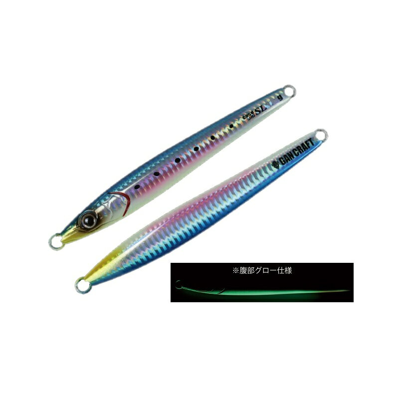 仕様表COSO JIG SLは、「左右非対称ボディ」＆「センターバランス」設計。水中で飛びすぎない安定感のある左右へのスライドと食わせの間にこだわり設計しました。従来のコソジグでは苦手とされる水深100m以深や、大きなアクションが有効な遊泳...