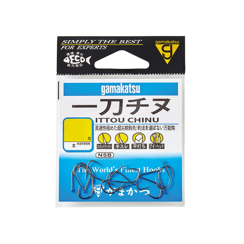 仕様表驚異の貫通力を持つ超尖鋭鈎！鮎鈎に匹敵するロングテーパー設計、貫通性能を極めた「スパットテーパー」仕様。瞬時に、そして確実に口元を捉える「半スレ」超尖鋭鈎先。チモトは結びやすさと結束強度をアップした「ブイヘッド」仕様です。警戒心を解く...