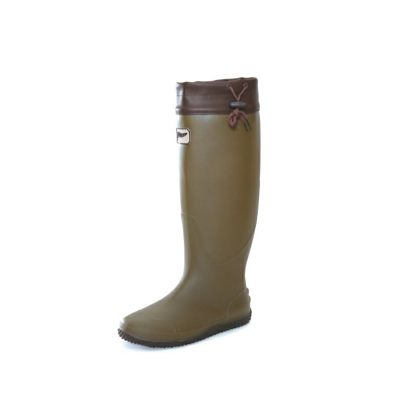 仕様表ロング丈でもくるっと小さく丸めて付属の収納袋に入れて持ち運べる。履きやすく、さまざまなシーンで使用可能なロング丈長靴。泥・土が付きにくく、マルチシートを傷めにくいフラット底採用。HANSHINKIJI阪神素地　PVCポータブルブーツ●...