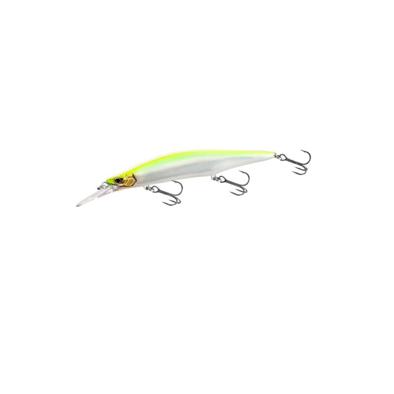 仕様表ミドルレンジを攻略するジャークベイト。MD（ミッドダイバー）ザンバーノ115はその名の通りミドルレンジを攻略できるジャークベイト。1.5mから2mまでを効率良いトレース可能です。左右へのキレのいいジャークアクションはもちろんのこと、リ...