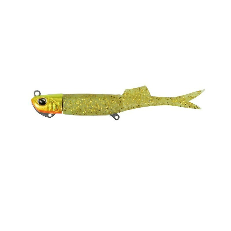 仕様表シャッド、グラブに続く第三の波動小魚をイメージさせるスリムなシルエットと尾部の先割れフィン。そしてボディ中央の体節と背中のバイブスフィン（背ビレ）が、新しいハウルフィッシュの特徴 。薄い体節でボディを区切るだけでなく、背中のバイブスフ...