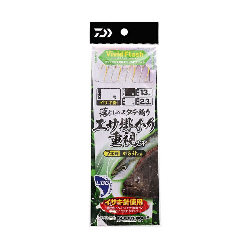 仕様表エサ（ベイト）掛かりを追求した独自落とし込みサビキイサキ針を使用し、ベイト（エサ）掛かりを特に重視したサビキ。※落とし込み専用針ではなく、線形も細めの針を採用していますのでエサ掛かり、　吸い込みは抜群ですが、本命がヒットした際のドラグ...