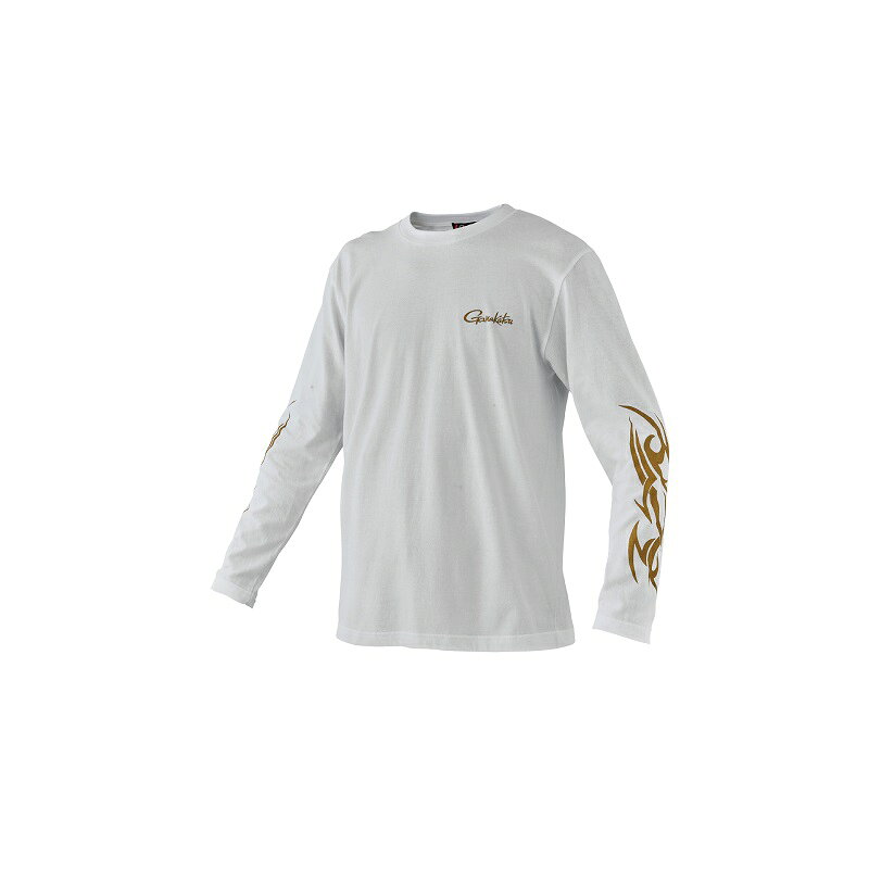仕様表肌触りの良い綿素材●肌触りの良い綿素材を使用したロングスリーブTシャツ。●袖、背面にトライバルデザインプリント。●インナーや日常遣いにも着用できます。Gamakatsu　GM3769がまかつ　GM3769　ロングスリーブTシャツ●品名...