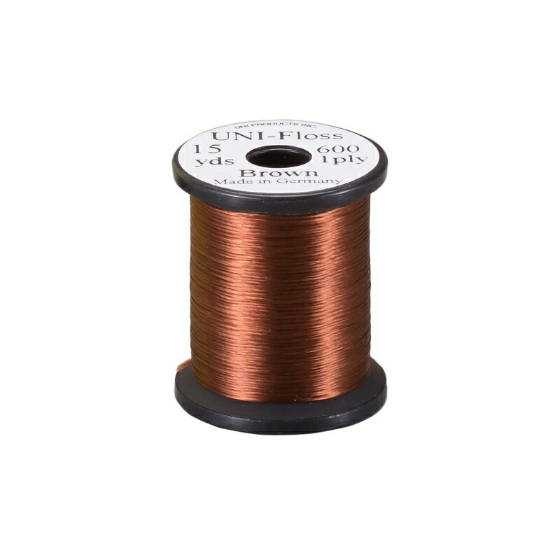 仕様表発色と光沢の美しいフロスですTIEMCO　UNI-FLOSS 15Yティムコ　ユニ スーパーフロス●カラー：ブラウン●素　材：100%レーヨン詳細はこちら