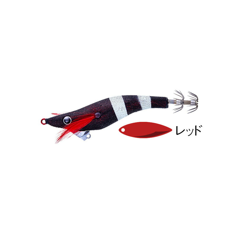 仕様表ギラギラ＆ストップ！！スローフォールで抱かせの「間」を作る！！ブレード搭載ドロッパー登場！！シンカーにブレードを搭載したエギ型ドロッパー。シャクリでブレードがフラッシングしアピール。フォール中はブレードが動きを止め抱かせの間を演出しま...