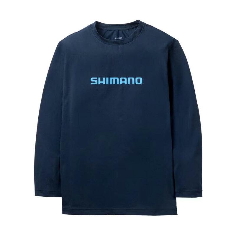 仕様表釣り場でも日常でも。着回せる、シマノロゴの定番ロングスリーブ。定番のシマノロゴをあしらった、ヘビーユース対応のロングスリーブTシャツ。擦れや型崩れに強く、頻繁な着用や洗濯でもシルエットを保ちやすいタフな素材を採用。吸水速乾性を備えたド...