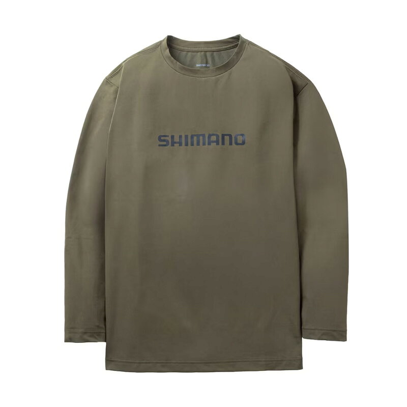 仕様表釣り場でも日常でも。着回せる、シマノロゴの定番ロングスリーブ。定番のシマノロゴをあしらった、ヘビーユース対応のロングスリーブTシャツ。擦れや型崩れに強く、頻繁な着用や洗濯でもシルエットを保ちやすいタフな素材を採用。吸水速乾性を備えたド...