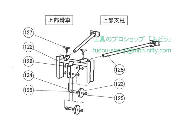 【楽天市場】【トーヨーコーケン】 上部支柱セット（0.7m×2本セット）（パネルボーイPV-MZ4・PV-MZ7T用部品）（図128)#10001131：工具のプロショップ「ふどう」