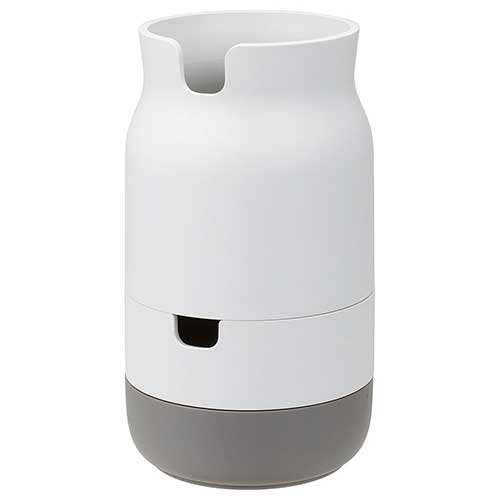 ▼ アプリインストールでクーポンGET！●本体寸法：φ85×H151mm ●本体重量：約200g ●主要材質：ABS（含タルク）／ PEフォーム（緩衝材）●構成：ペン立て×1／浅カップ×1／仕切り×1／底カップ×1●パッケージ寸法：W86×...