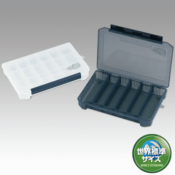 縦方向の仕切板5枚が取り外し可能。30cmバッカンサイズ。■サイズ　275&times;187&times;43mm■素　材　<本体>ポリプロピレン　<止具>ABS ■備　考　<可変仕切板16枚入>　&l...