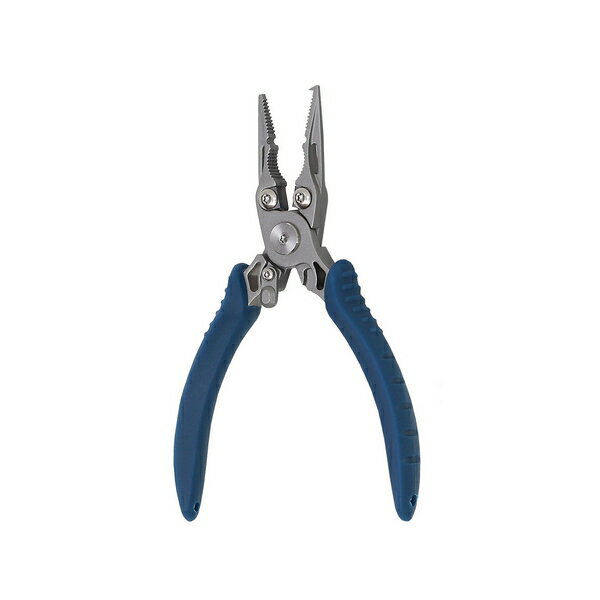 小型万能プライヤー。扱いやすく携帯性に優れた全長128mmの小型ボディ。錆に強いステンレス素材に汚れが目立ちにくいブラスト処理を施しました。グリップ部はTPRを採用し、滑りにくくしっかり握れるフィット感。スプリットリングオープナーは#0のリ...