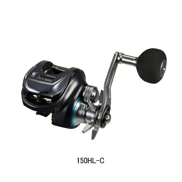DAIWA CONNECTED対応のロープロICリール、それがTIERRA IC 150/300-C。「ハイパードライブデザイン」に基づいて形作られるTIERRA IC 150/300-Cは、オフショアで求められる巻上げ性能、丸型リールに匹...