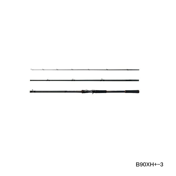 ◆B90XH+-3ガチの磯ロックSPECIAL(3ピース)荒磯に大型ロックフィッシュを追い求めるアングラーに贈る珠玉の一本。重量のあるリグを巧みに操る高い操作性と、大型ロックフィッシュにも主導権を譲らない余裕のバットパワーが魅力です。遠征釣...