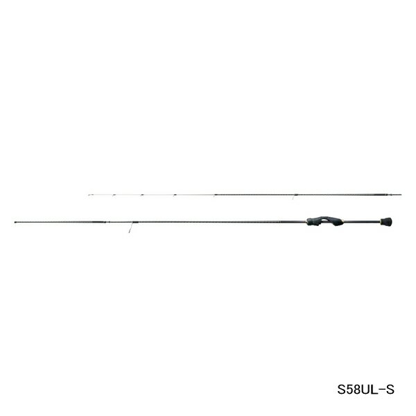 ◆S58UL-S釣り込む”ゴーハチ”曲がりながらも掛けにいける58。そのしなやかさはアングラーに優しく、それでいて近年の玄人をうならせる”曲がる”アクション。レングスからくる感度の高さは間違いなく武器になるアイテム。障害物の少ない漁港周りの...