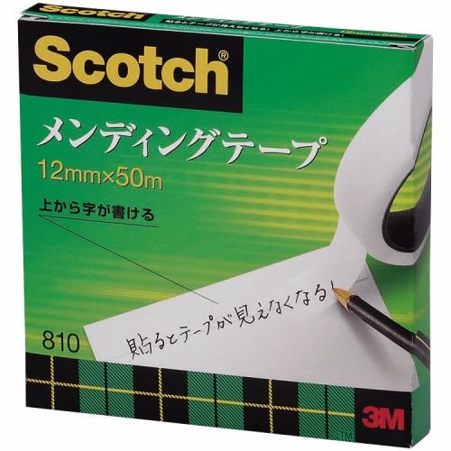 ・貼るとテープはほとんど見えなくなり、上質な仕上げ感のあるメンディングテープです。 ・テープの上から文字が書けます。 ・コピーをとってもテープの影はほとんど出ません。 ・変色/変質しにくく、長期の使用に耐えます。 ・テープの引き出しがスムー...
