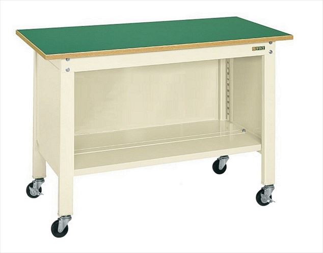 本体は角パイプ（構造用鋼管）を使用しているため非常に堅牢でしかもホコリが溜まりません。●外寸：W1200×D600×H810mm●内寸：W930×D448×H440mm●均等耐荷重：150kg●カラー：アイボリー●質量：40kg●天板サイズ...