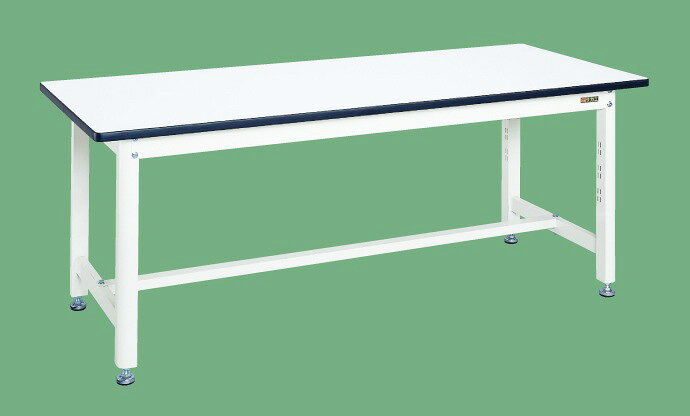 抗菌・抗ウイルス効果のある天板を使用した作業台です。本体は銀イオン配合による抗菌効果のある粉体塗装を採用！●外寸：W1800×D750×H700mm●内寸：W1530×D528mm●均等耐荷重：400kg●カラー：ホワイト●質量：35kg●...