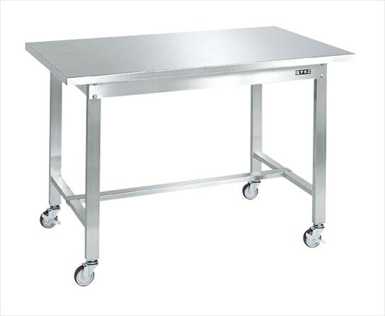 本体は角パイプ（構造用鋼管）を使用しているため非常に堅牢でしかもホコリが溜まりません。●外寸：W1200×D750×H802mm●均等耐荷重：150kg●質量：30kg●材質：SUS304●天板サイズ：1200×750×30mm●天板種類：...