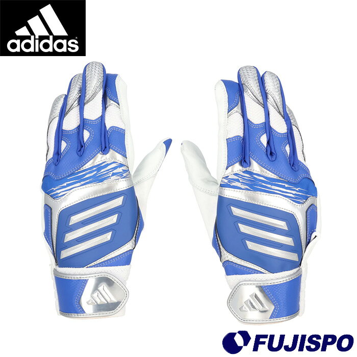メーカー：アディダス (adidas)品名：51 バッティンググラブ TOP 1品番：LBG204-2313■素材甲/合成皮革・ポリエステル・ナイロン・ポリウレタン平/羊革■カラー2313：ブルー×シルバー■生産国インドネシア■サイズS,M...