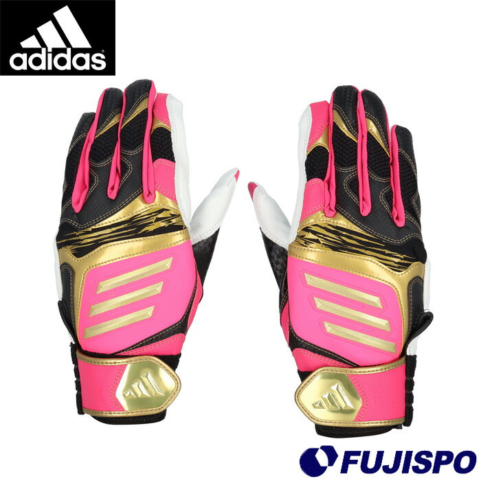 メーカー：アディダス (adidas)品名：51 バッティンググラブ TOP 1品番：LBG204-6182■素材甲/合成皮革・ポリエステル・ナイロン・ポリウレタン平/羊革■カラー6182：ピンク×ゴールド■生産国インドネシア■サイズS,M...