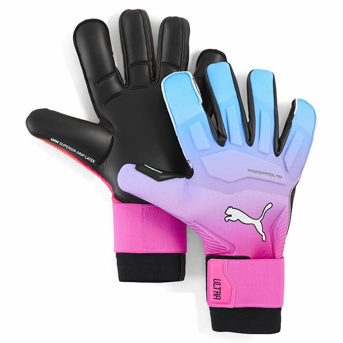 メーカー：プーマ (PUMA)品名：ウルトラ アルティメット SHOWTIME PACK ハイブリッド品番：042135-01■カラーUltra Blue-Poison Pink-Lime Squeeze■素材手のひら：ラテックス100%リ...