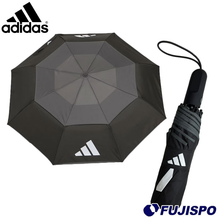 メーカー：アディダス (adidas)品名：晴雨兼用 折り畳み傘品番：ODX54-KK8232■素材ポリエステル100%■カラーブラック/チャコール■生産国中国製■サイズ折り畳み時:30cmUPF50＋コーティングで晴れの日にも活躍する晴雨...