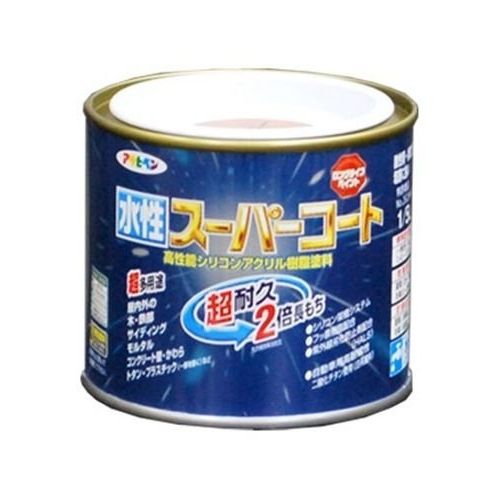 ●一般名:フッ素樹脂配合　水性シリコンアクリルペイント（JIS　K5663　1種）●規格:1/5L●標準塗り面積:一般色（1回塗）1.4〜1.9m2、メタリック色（2回塗）0.7〜1.1m2●色:オーシャンブルー● 特殊フッ素樹脂、シリコン...