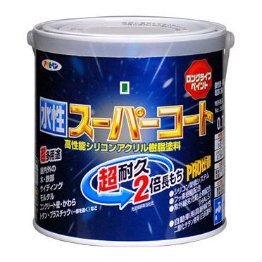 ●一般名:フッ素樹脂配合　水性シリコンアクリルペイント（JIS　K5663　1種）●規格:0.7L●標準塗り面積:一般色（1回塗）5.0〜6.6m2、メタリック色（2回塗）2.7〜3.2m2●色:ハーベストイエローフッ素、シリコン架橋システ...