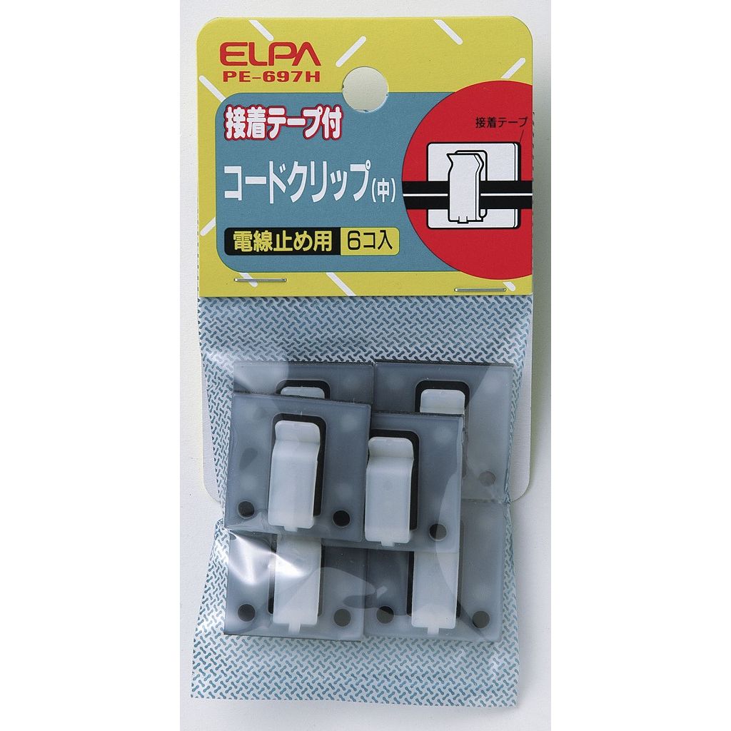 ●クギを打ちたくない所や狭い場所、タイル、ガラス面などでご使用ください。■サイズ：中■入数：6■付属品：粘着テープ