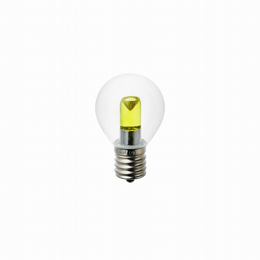 ●光源にはLEDを使用していますので、消費電力が少ない省エネタイプです。■サイズ(mm)：全長58×外径35■質量(g)：13■口金：E17■定格入力電流(A)：0.014■定格消費電力(W)：1.2■設計寿命(h)：30,000■光色：黄