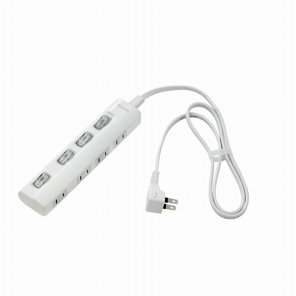 ●ホタル色LEDランプ仕様　独立スイッチ●本体は衝撃に強い　難燃性ABS樹脂採用●差込口は熱やトラッキングに強いユリア樹脂採用●スッキリ使える横差しタイプ●ACアダプターも使えるゆったりスペース●コードは保護被ふく付　安全構造●スッキリ配線...