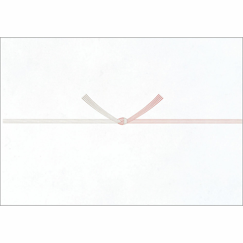 お見舞い用としてご使用ください。五本結び切り水引飾りの印刷がされており、224mm×340mmの半紙判サイズです。【詳細】入り数：100枚袋入サイズ：縦224mm×横340mm材質：上質紙（55g/m2）※プリンタは非対応です。[ SASA...