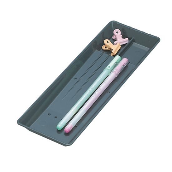 【商品説明】○筆記具の整理整頓に便利です。【詳細】・材質/本体：再生樹脂 ・サイズ/W80×D240×H15mm・質量/35g