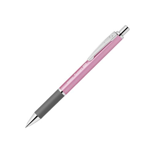 ●カラー：［本体］ピンク ［インク］黒●サイズ（約）：［本体］軸径9.8×高141.6mm ［ボール］径0.5mm●重量（約）：16.6g上質な質感を持ち合わせたボディに、滑らかな書き心地のエマルジョンインクを、搭載した「スラリ300」です...