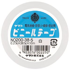 ●品番：NO200-385テープ厚：0.20mm。巾×長：38mm×10m。基材：PVC製。粘着剤：ゴム系
