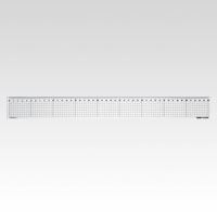 ●品番：CR-HR45R再生PET製。目盛：45cm。横×縦×厚：460×50×2mm