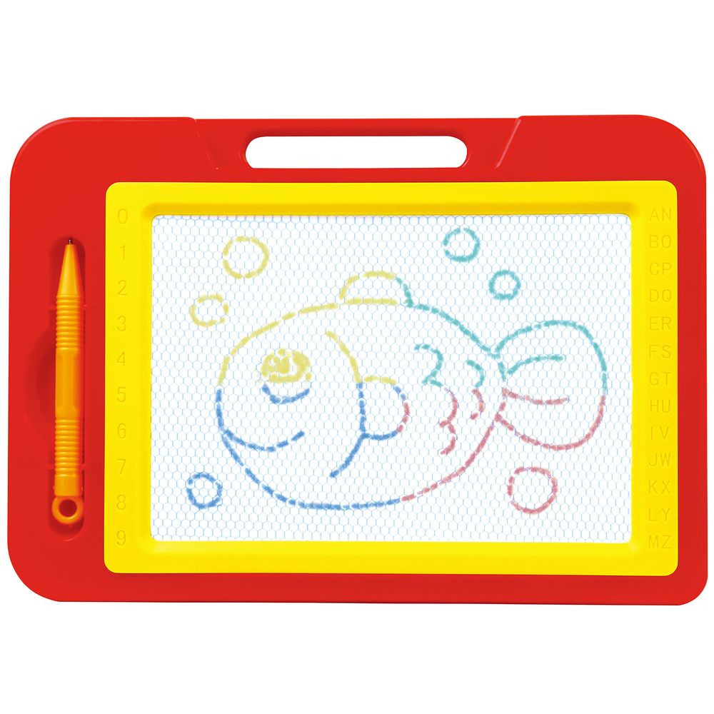 1本のペンでカラフルな絵がかけるおえかきボード!色取り混ぜ【詳細】商品サイズ：247×173×30mm材質：PS※絵を消すレバーは裏面にあります。 ※色の指定はできません。[ おもちゃ 一般玩具 室内あそび ]