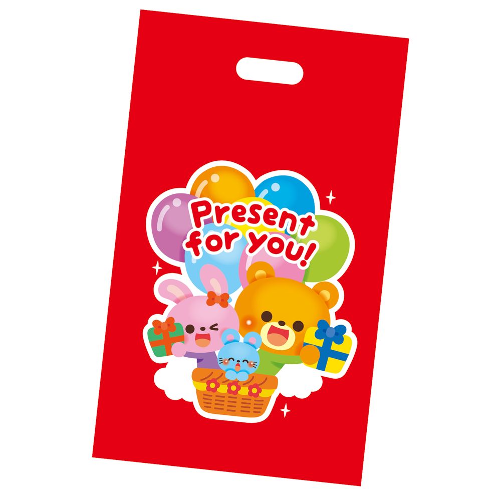 プレゼントの包装にぴったり！アニマル柄のプレゼント袋！100枚組【詳細】セット内容：本体×100商品サイズ：500x300mm材質：HDPE